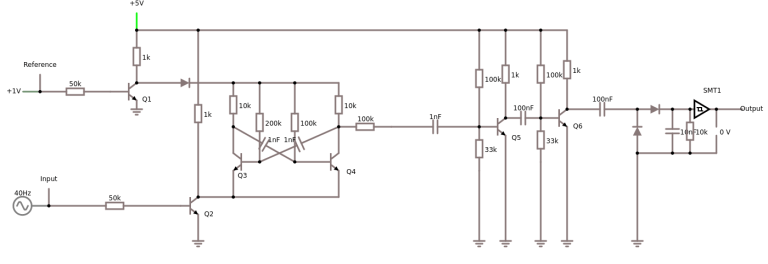 Voltage comparator with oscillator – George's Techblog
