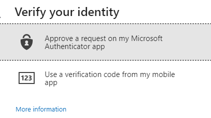 Can’t log into Azure tenant after resetting Microsoft authenticator – George's Techblog